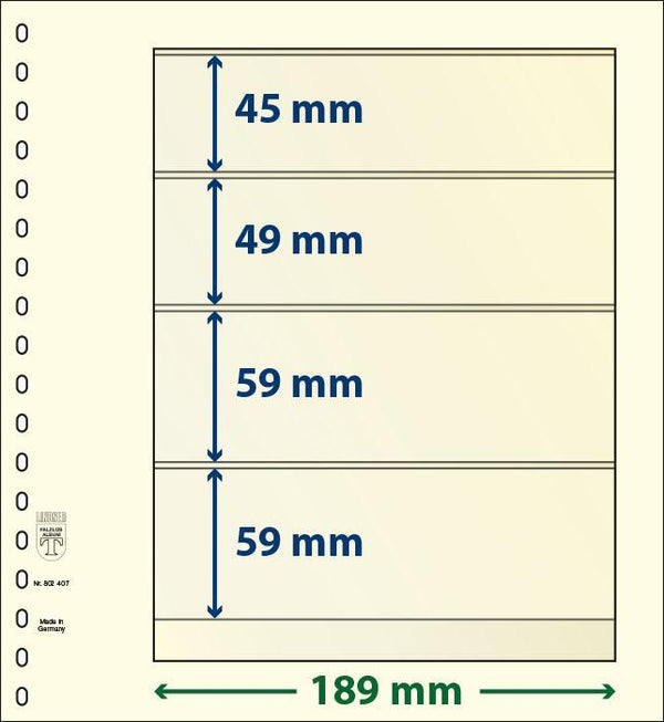 Lindner Single-Sided T-Blank Page 2 - Palo Albums